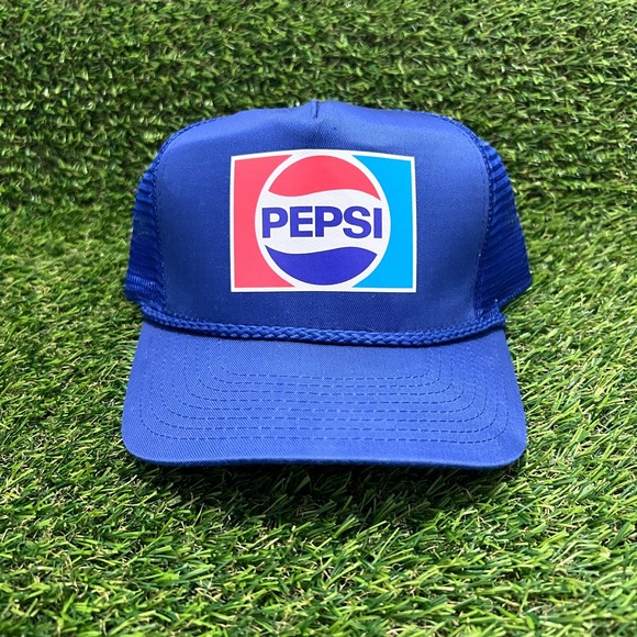 Pepsi | Accessories | Pepsi Cola Foam Truck Hat Blue Designer Pro Tag ...